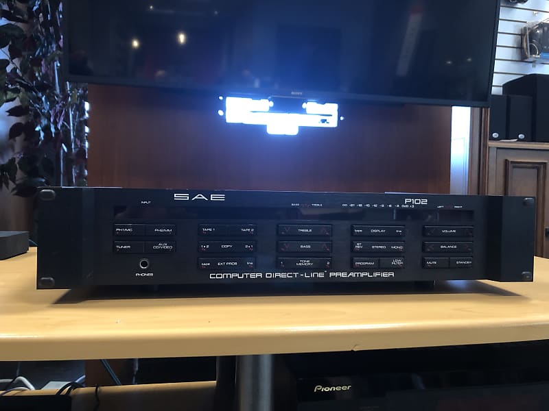 Vintage SAE P102 Computer Direct Line Stereo Preamplifier | Reverb