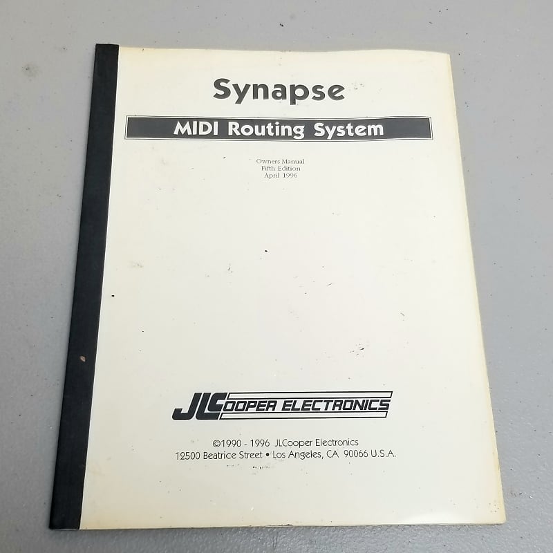 JL Cooper Synapse 16x20 Midi Patchbay - Original Owner's | Reverb