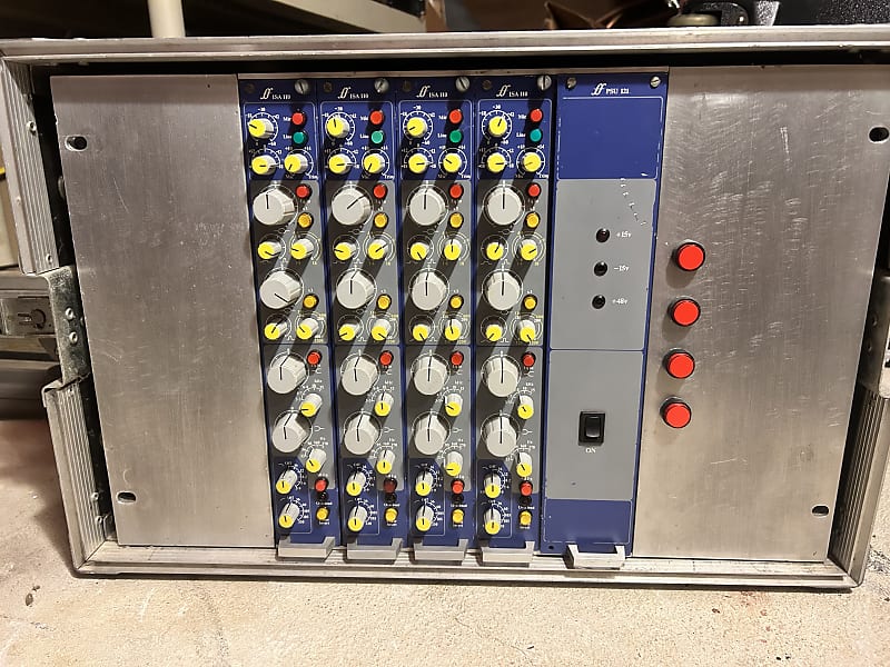 Focusrite ISA-110 Rack (4 Modules and Power Supply) 1980s - | Reverb