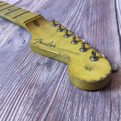 Fender Licensed Relic Strat Neck - Aged Nitro Lacquer | Reverb