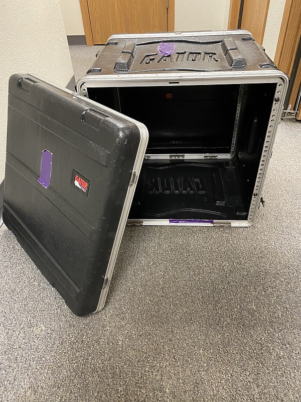 Gator 10U Rack Case with Steel Rails 2010’s - Black | Reverb