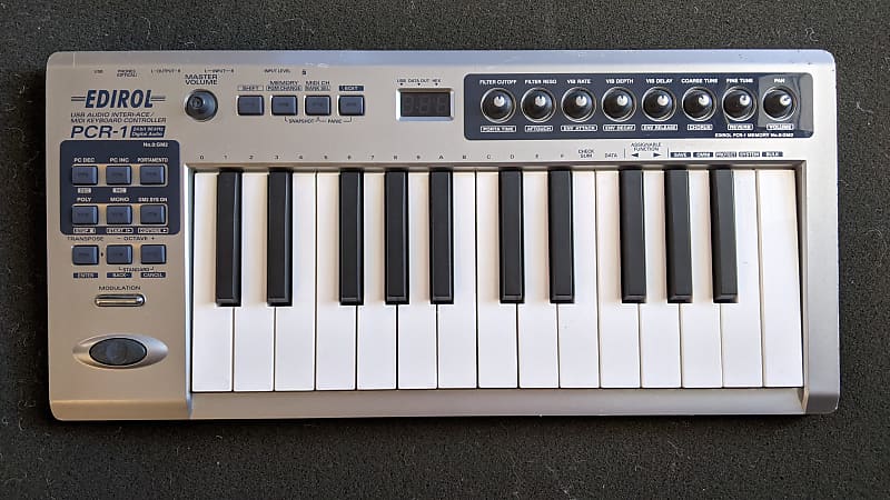 Edirol PCR-1 USB Keyboardcontroller / RCA audio interface | Reverb
