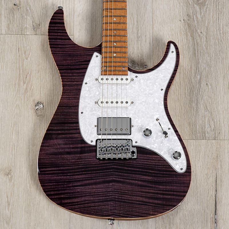 Mayones Aquila 6 Guitar, 3A Birdseye Maple Fretboard, Lollar | Reverb