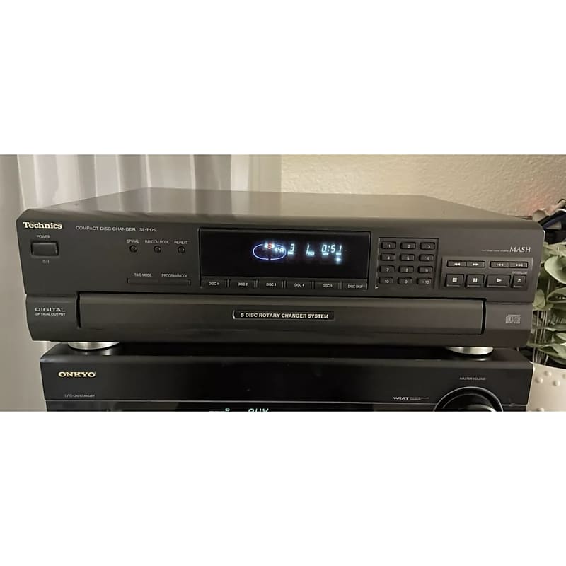 Technics SL-PD5 5-Disc Carousel Compact Disc CD Changer | Reverb