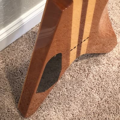 Hoyer Arrow Prestige Neck Through Flying V style electric | Reverb