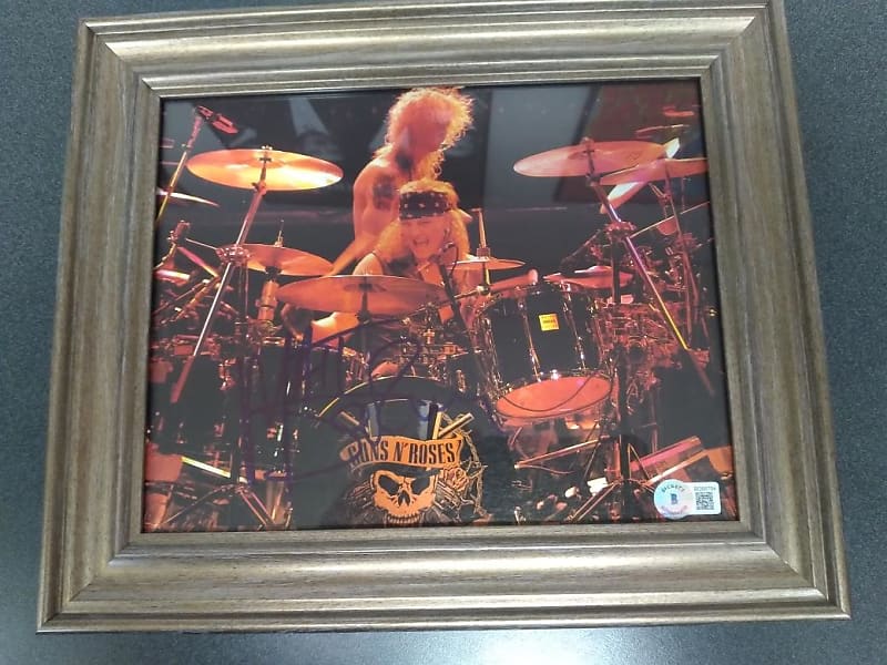 Autographed Guns n' Roses Matt Sorum 8"x10" Mag Cutout | Reverb