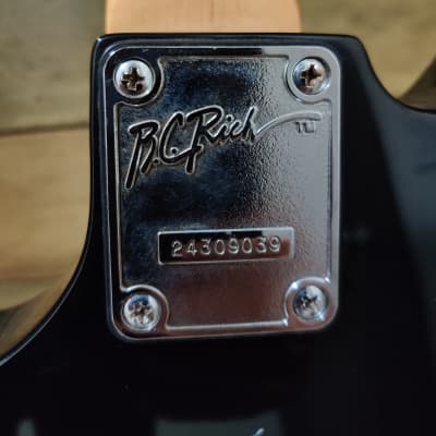 B.C. Rich Bronze Series Warlock Early 2000s - Gloss Black | Reverb