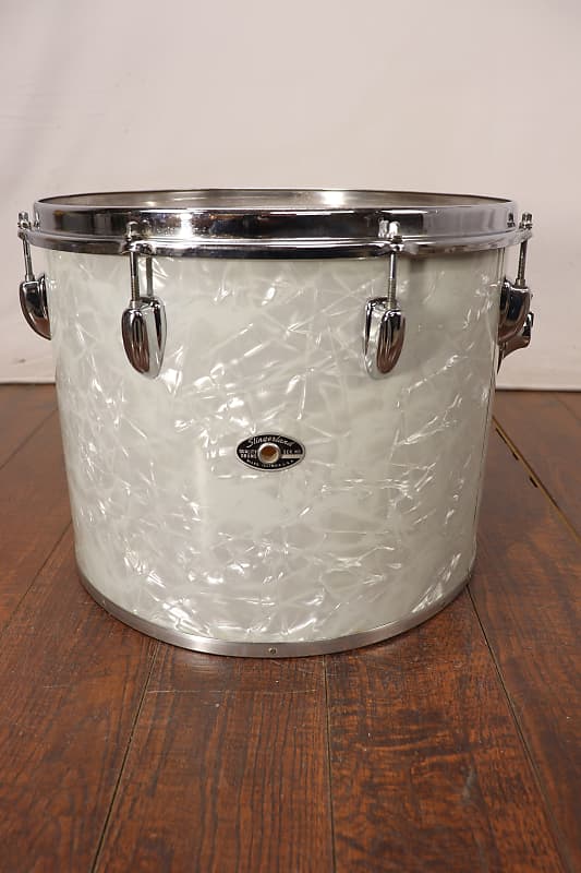 Slingerland 12x15" Concert Rack Tom Drum White Marine | Reverb UK