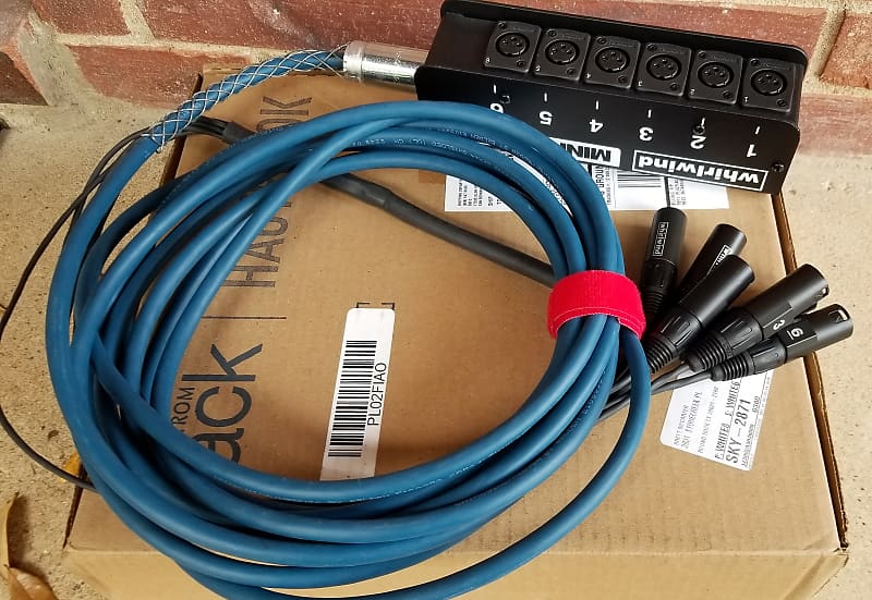 Whirlwind Mini 6 XLR Elite Drop Snake - 25' | Reverb Canada