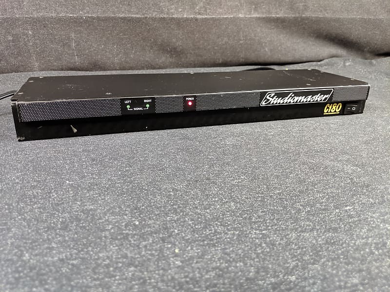 Studiomaster C180 Active Crossover Unit 1U Rack Processor | Reverb