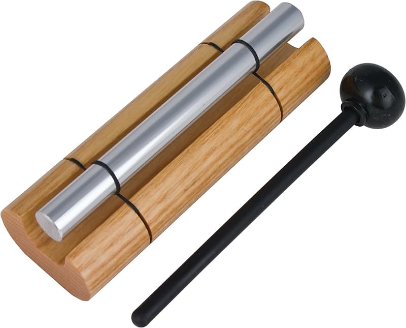 Chimes Zenergy Solo Hand Chime, Silver (7") Musically Tuned | Reverb