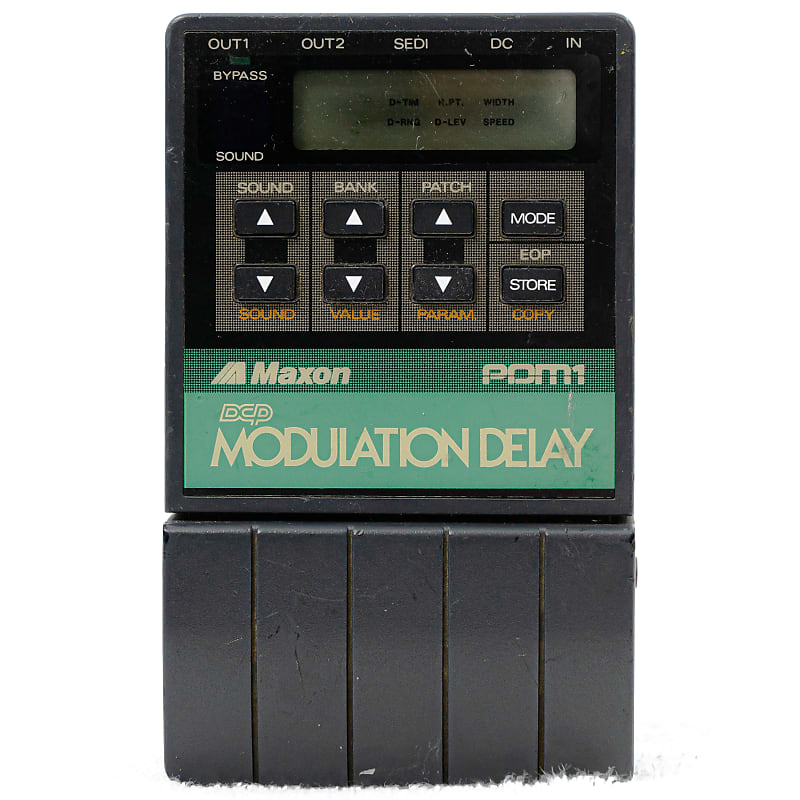 Maxon PDM-1 Programmable Modulation Delay Guitar Effect Pedal | Reverb