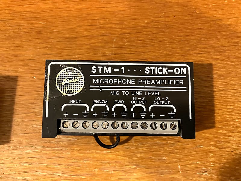 RDL Radio Design Labs STM-1 microphone preamp, 2010s - black | Reverb