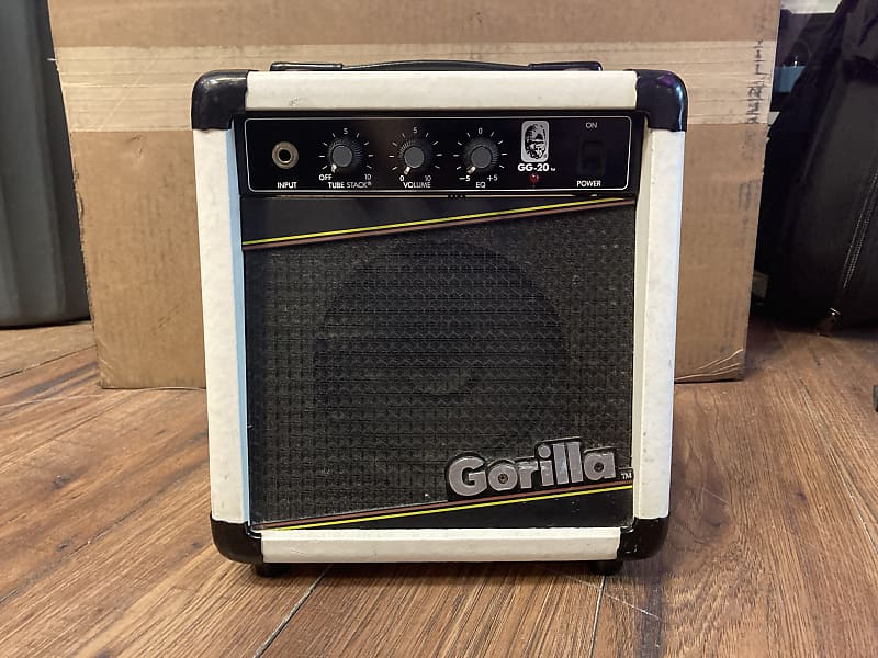 Gorilla GG-20 20W Guitar Amplifier - RARE White Edition 1980s | Reverb