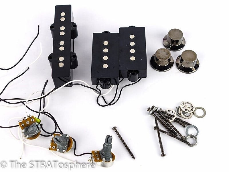 Fender Aerodyne Precision P/ Jazz Bass PICKUPS POTS KNOBS, | Reverb