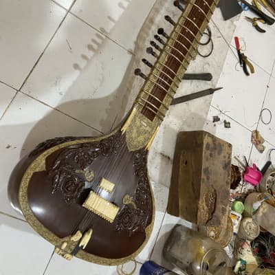 Heren Roy Vintage Prof. Sitar 60 yrs. old, made by Top | Reverb UK