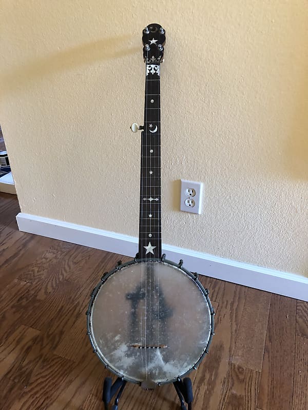 Jas A Morrison Open back banjo 1882 | Reverb