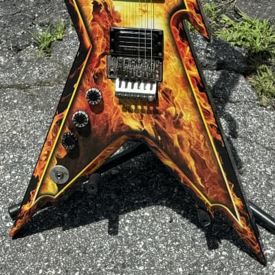 2008 Dean Dimebag Darrell Signature Razorback Explosion Left | Reverb
