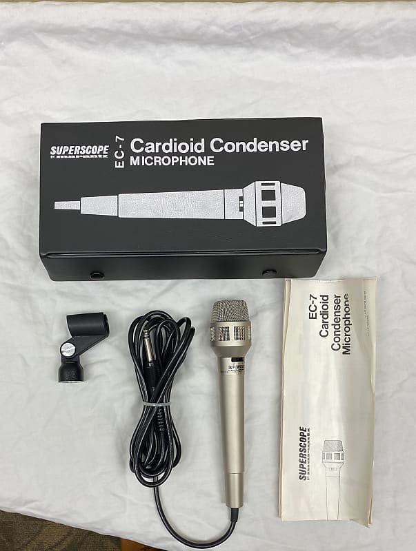 SuperScope EC-7 Cardioid Condenser Microphone, c. 1980's | Reverb