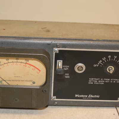 1940s Western Electric Volume Indicator 754B Vintage VU Meter | Reverb