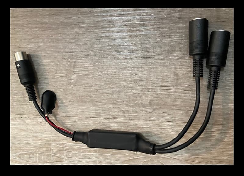 2 to 1 Midi Merge Cable - Adapter Converter Merger Unit | Reverb