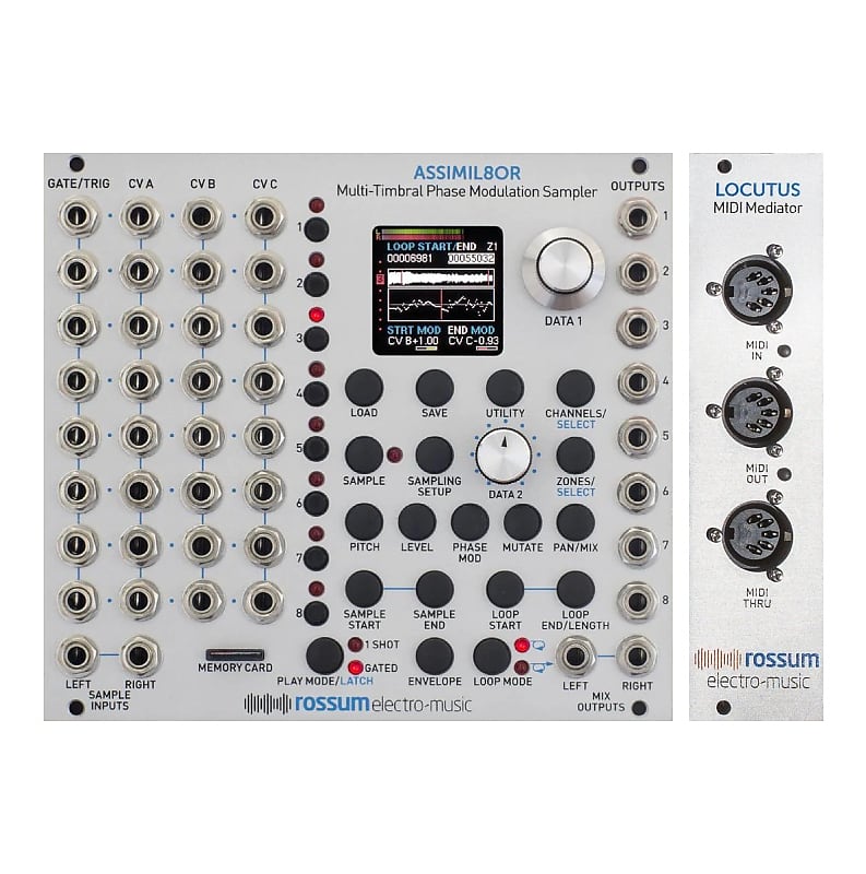 Rossum Electro-Music Assimil8or + Locutus(MIDI expander) | Reverb UK