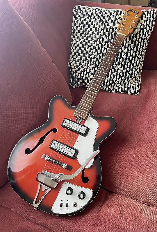 Vintage 60s 70s JEDSON Tiesco SEMI ARCHTOP Small Body | Reverb UK