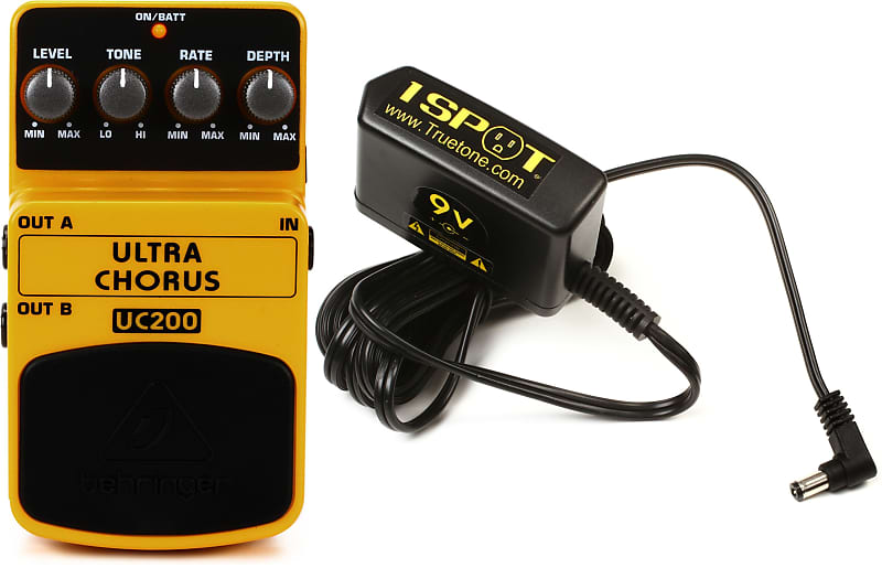 Behringer UC200 Ultra Chorus Pedal Bundle with Truetone 1 | Reverb