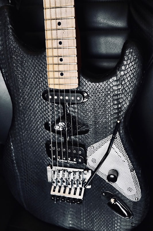 ESP LTD - GL 256 George Lynch Mr. Scary Snakeskin | Reverb