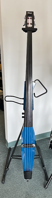 Stagg Electric Upright Double Bass - Blue | Reverb