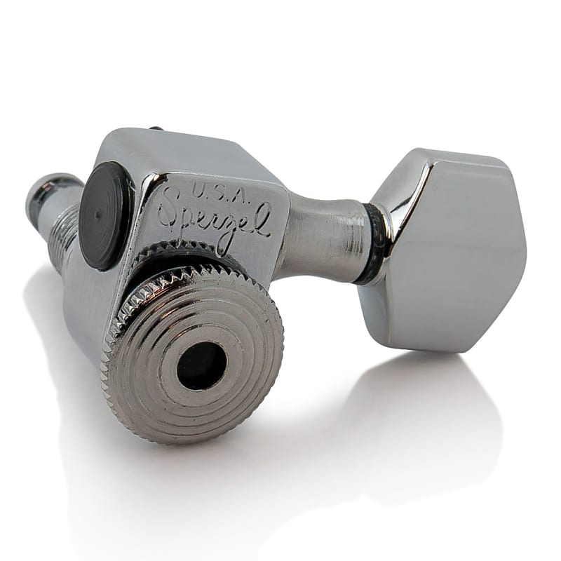 Trim Lok Locking Tuners Machine Heads - Chrome 6 in line | Reverb