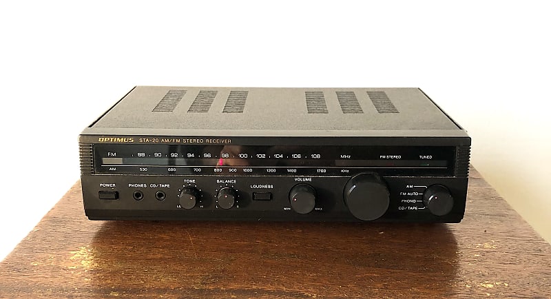 USA Made Amplifier / Receiver with Phono Input | Optimus | Reverb
