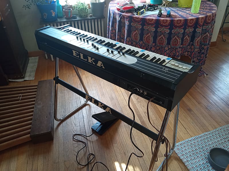 Elka Rhapsody 610 1974-1980 - Black | Reverb