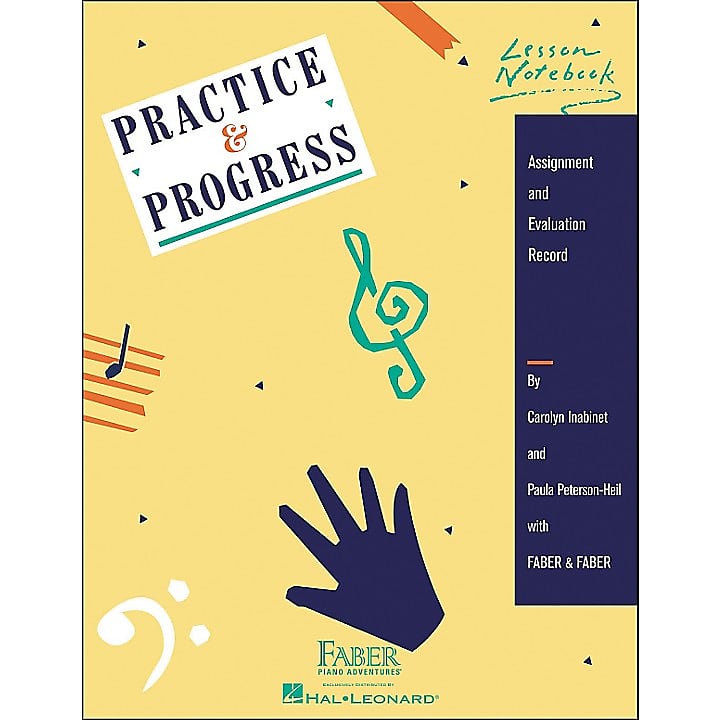 Practice & Progress Lesson Notebook - Assignment And | Reverb