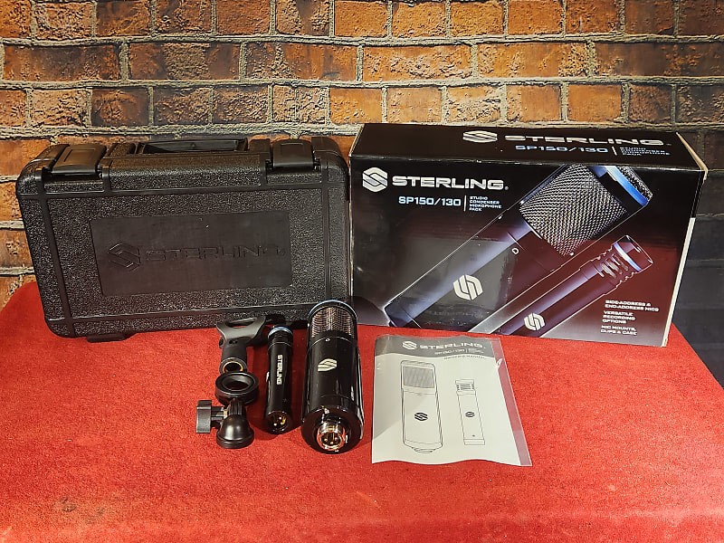 Sterling Audio SP150/130 Studio Condenser Microphone Pack w/ | Reverb