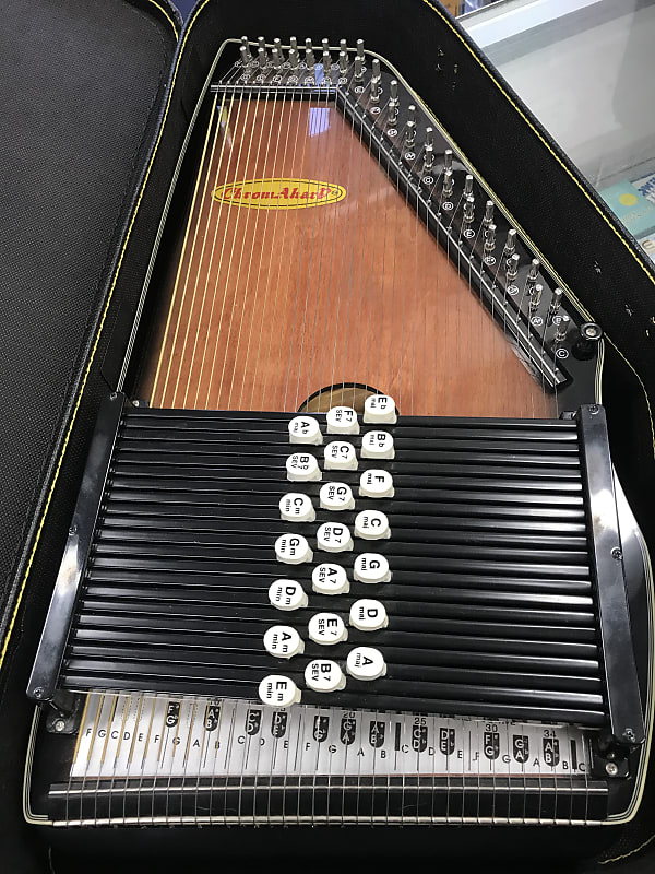 ChromaHarp RB1552 21 Chord Autoharp w/ Case | Reverb