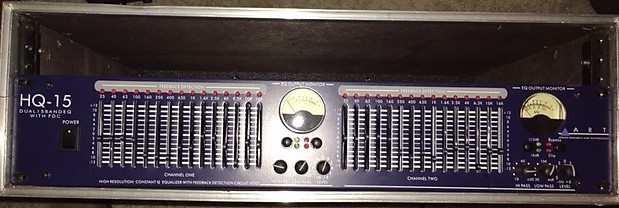 ART HQ-15 Dual 15-Band Graphic Equalizer with FDC | Reverb