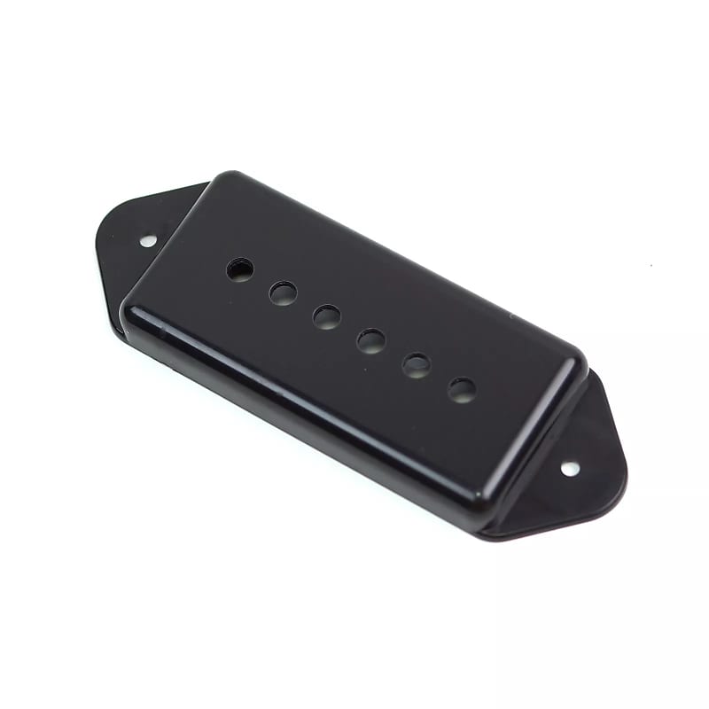 Replacement P-90 P90 Dog-ear Pickup Cover 50mm ,Black | Reverb