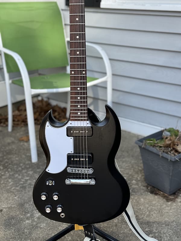 Gibson SG Special P90 Left Handed - 2011 - Satin Black | Reverb