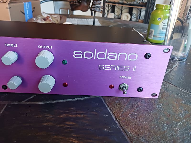 Soldano SP77 Preamp 1992 - Pink/Purple | Reverb