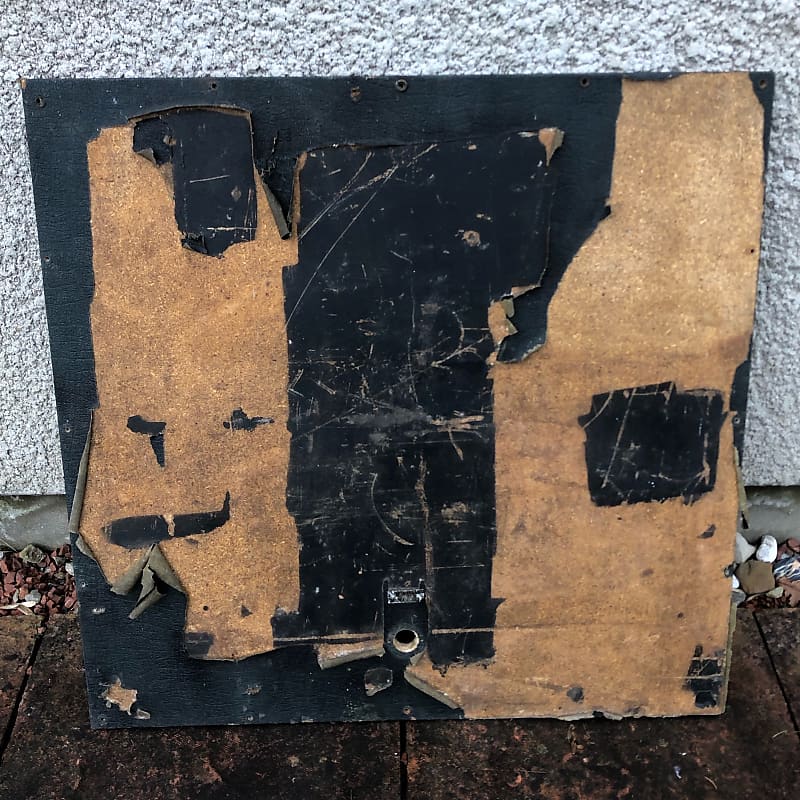 1977 Marshall 1960/1982 4x12" Speaker Cabinet Rear Back Panel | Reverb