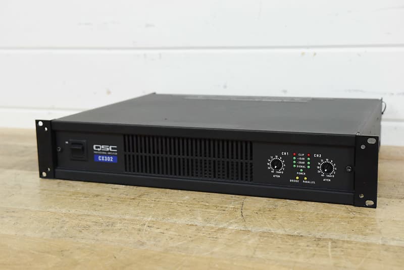 QSC CX302 2 Channel Power Amp (church owned) CG00GUL | Reverb