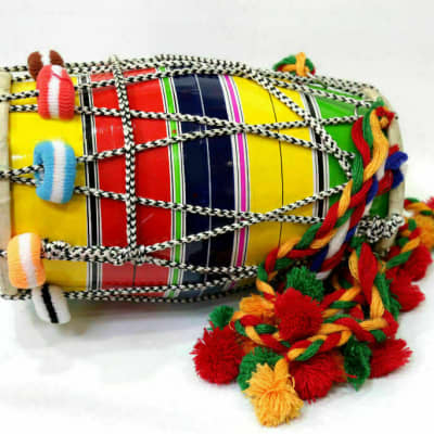 Rope Tune Baby Dholak/Dholki Indian Musical Instrument Wooden | Reverb