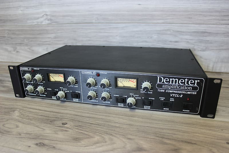 Demeter VTCL-2 Tube- Dual Compressor/Limiter black (La2a-la4a | Reverb