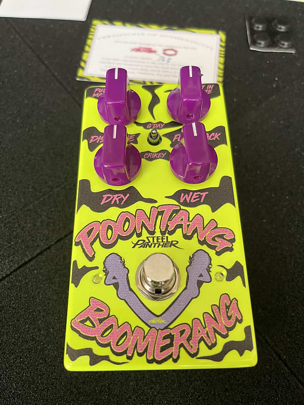 Steel Panther Poontang Boomerang | Reverb