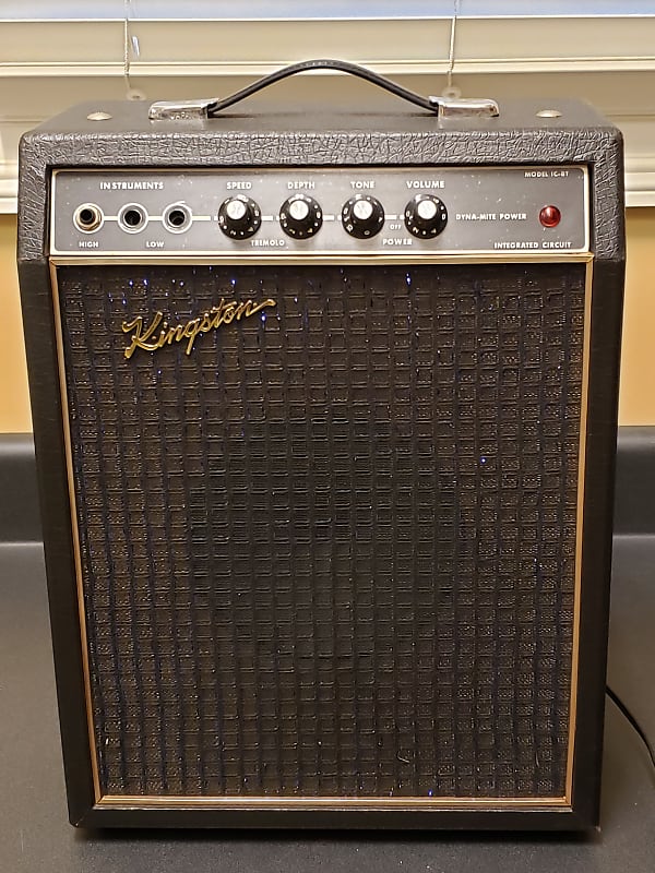 Vintage Kingston IC-8T tranistor guitar amp MIJ with | Reverb