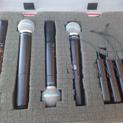 Shure SLX 4 Channel Combo System w/Lavs | Reverb