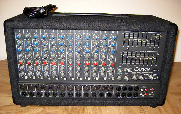 Carvin CX1272 Powered Mixer 2 x 375w Stereo Amps USA | Reverb