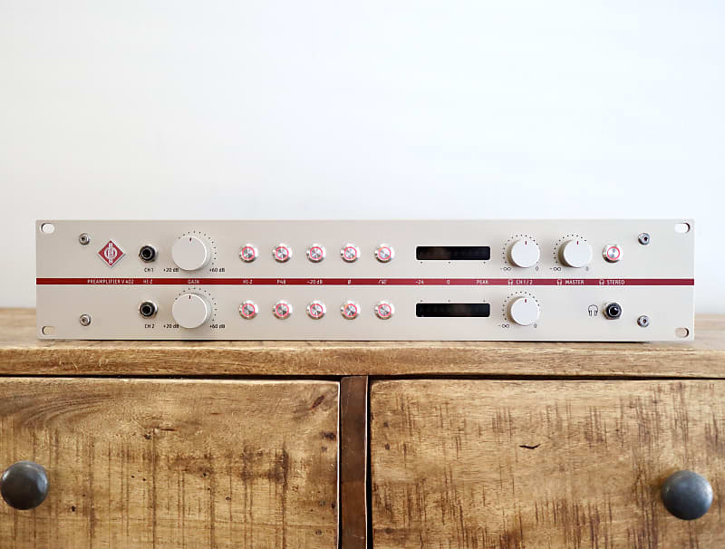 Neumann V402 Dual Channel Microphone Preamp | Reverb