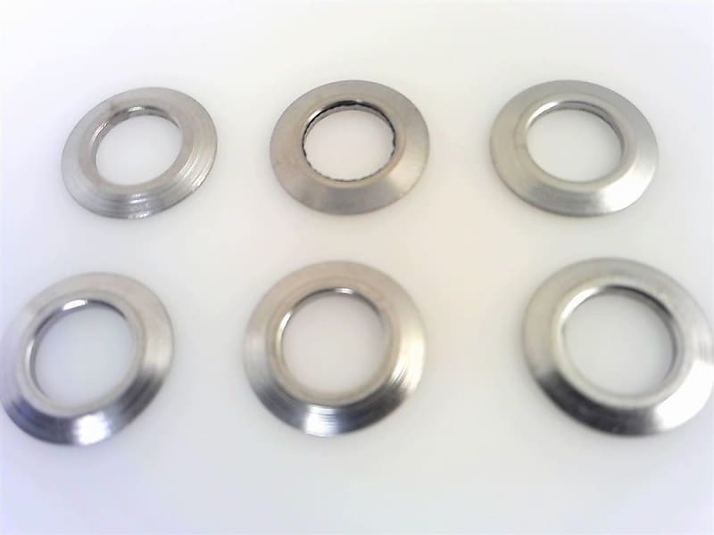 True Custom Shop® 10mm Chrome Schaller Tuner Washers for | Reverb